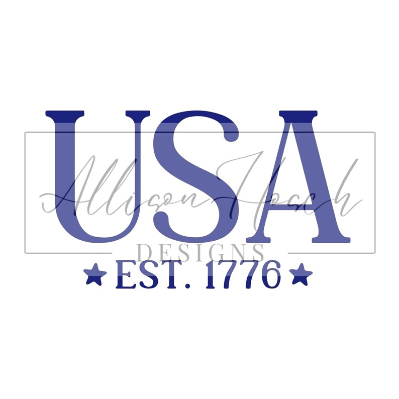 USA EST. 1776 SVG — Instant Download — America Svg, Fourth of July Svg ...