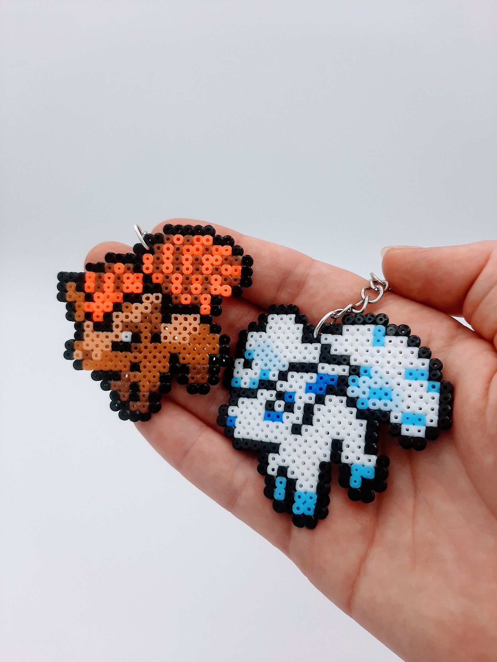 Pokémon Vulpix / Alolan Vulpix Pixel Art Llavero - Etsy España