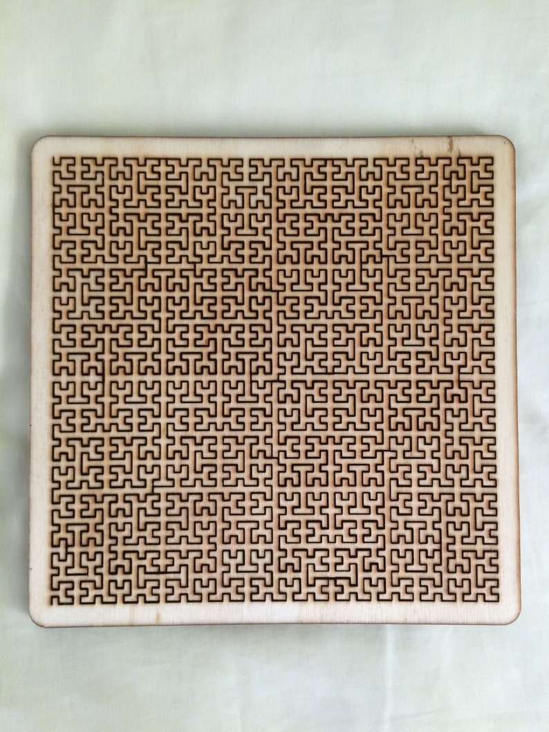 Square Fractal Tray Puzzle - Etsy UK