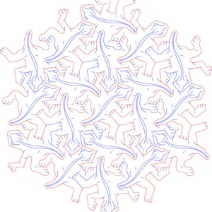 7 Piece Geckos Tessellation Wooden "jigsaw" Puzzle - Etsy