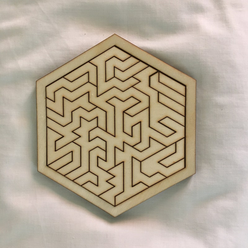 Wooden Geometric Puzzle - Etsy
