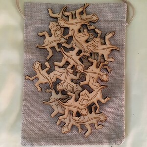 7 Piece Geckos Tessellation Wooden "jigsaw" Puzzle - Etsy