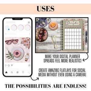 Scene Creator PNG Files - Goodnotes Digital Stickers - Top View ...