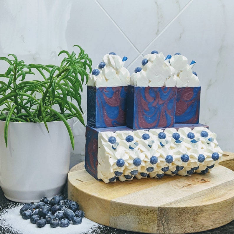 Blueberry Smoothie Soap - Handmade Soap - Lightly Scented - Etsy