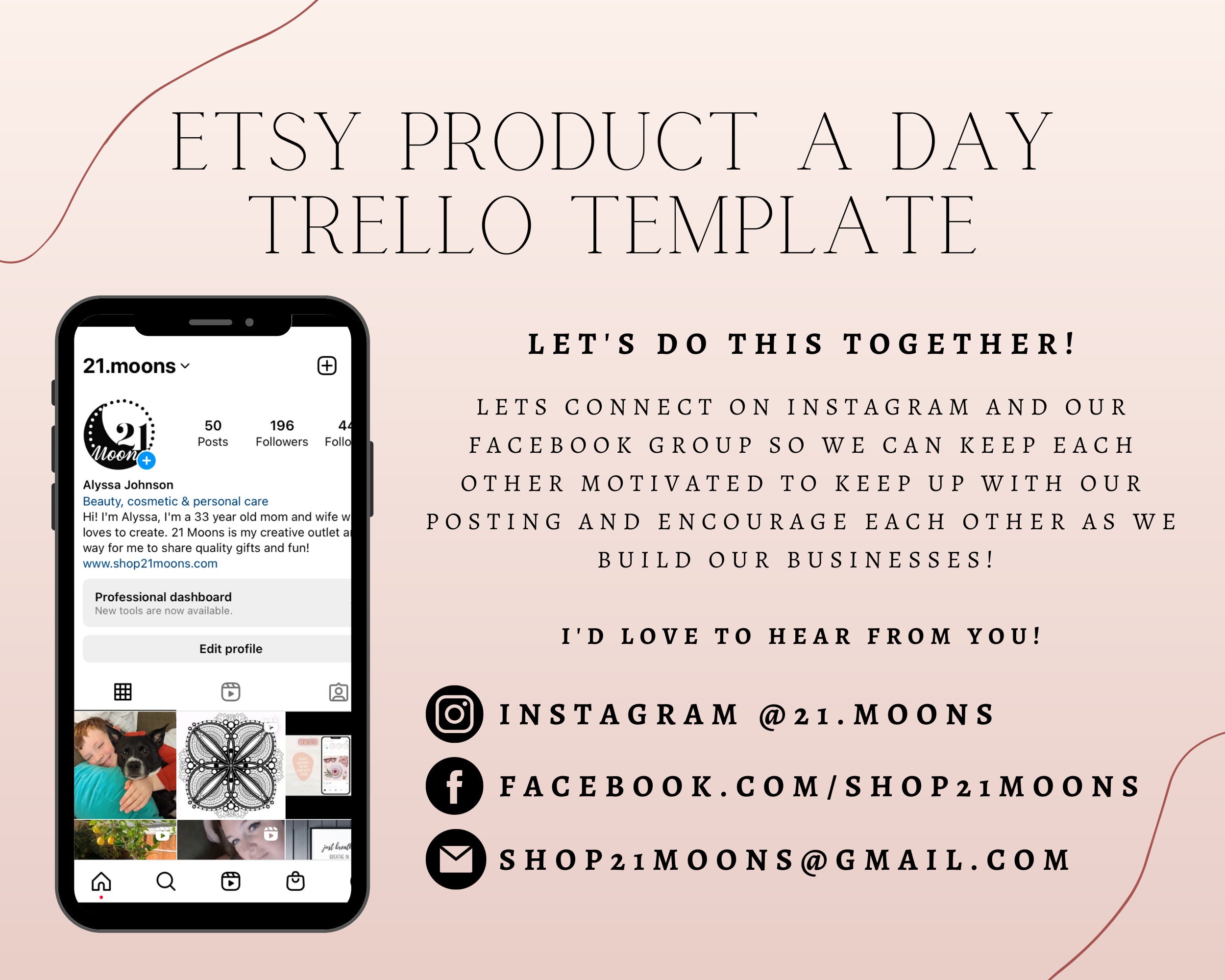Trello Template - Etsy Product Launch Template - Product a Day Etsy ...