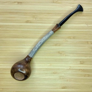 Smoking Pipe of Briar Exclusive Pipe With Ebonite Stem Handcarved ...