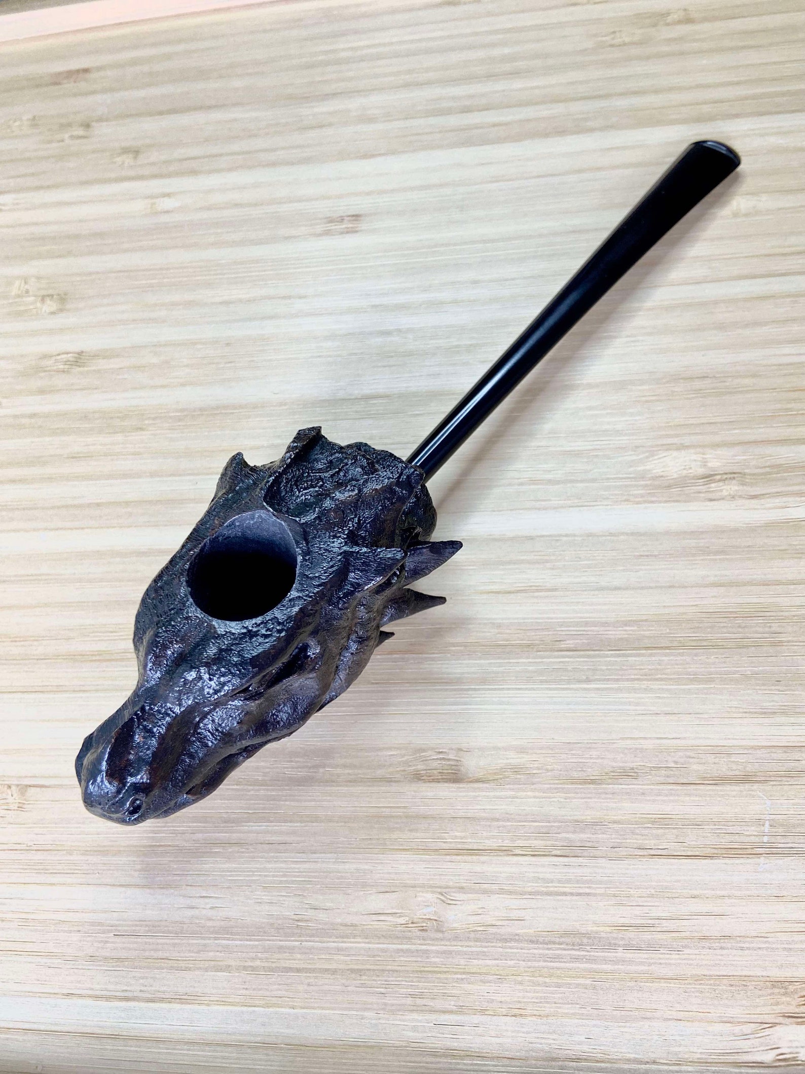 Smoking Pipe Made of Briar “dragon” With Sandblast Elements Exclusive ...