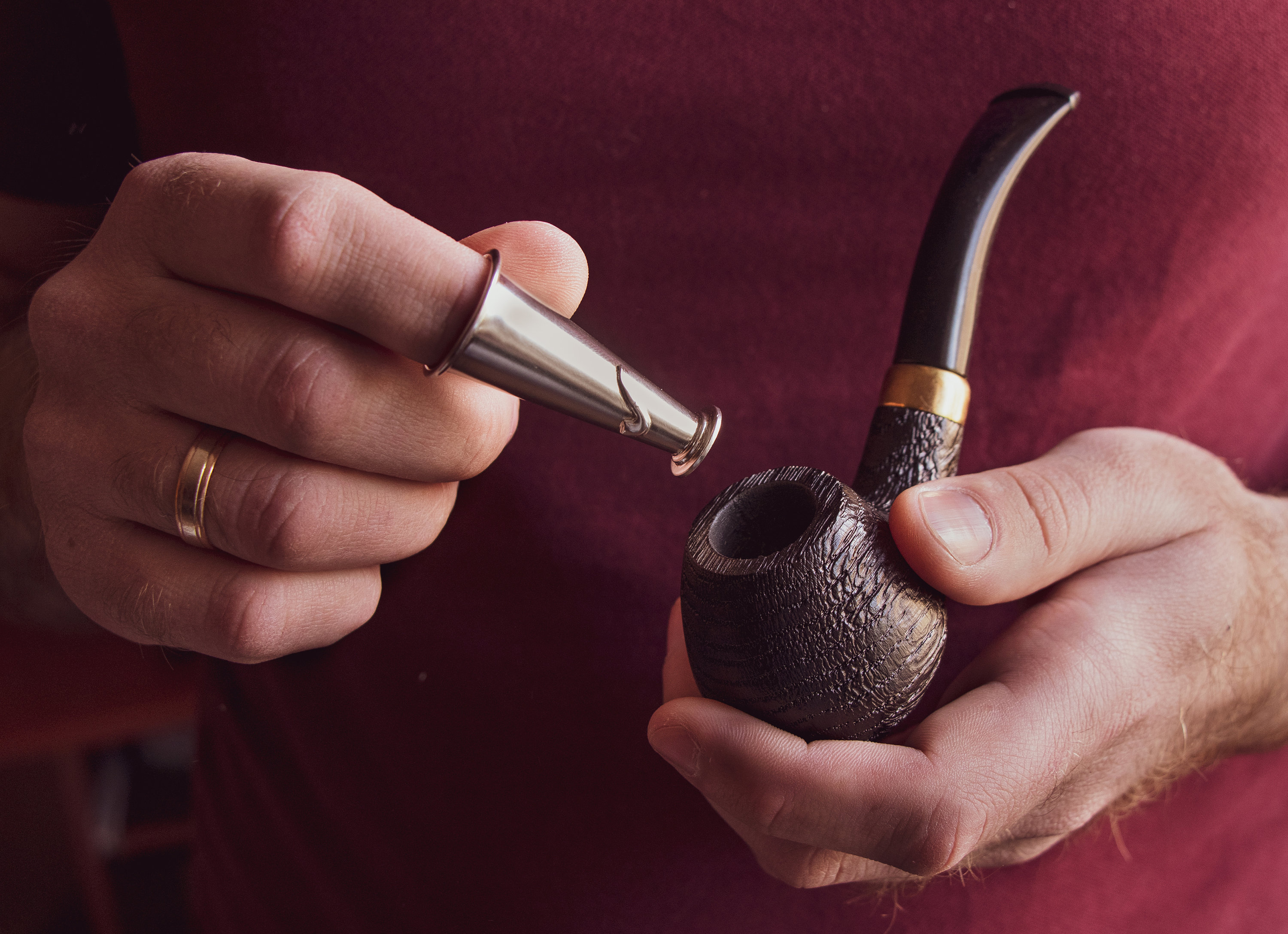 Vintage Pipe Tamper Silver Material Glass Tobacco Tamper - Etsy