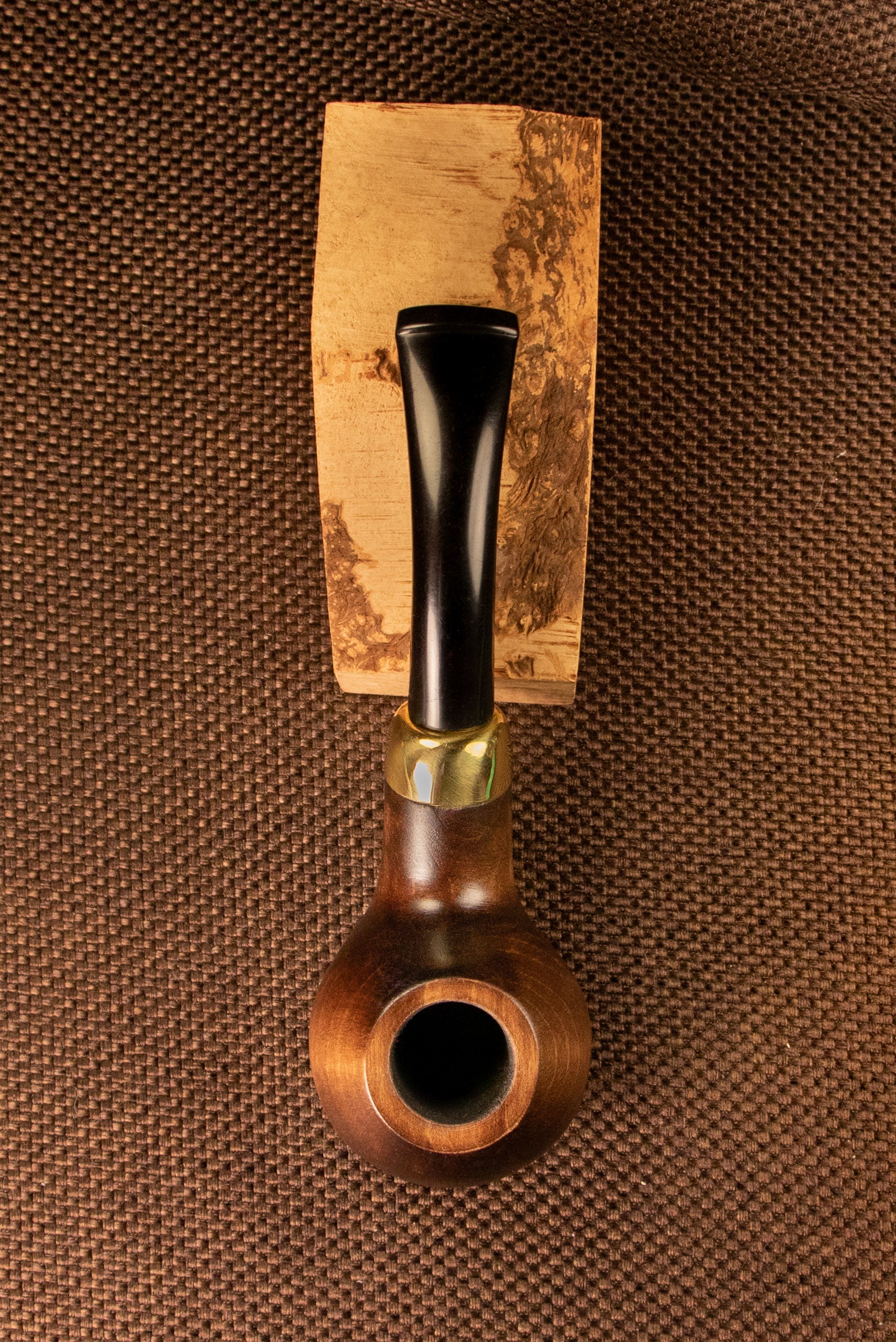 Smoking Pipe Made of Maple Tree tomato With Brass Ring and - Etsy