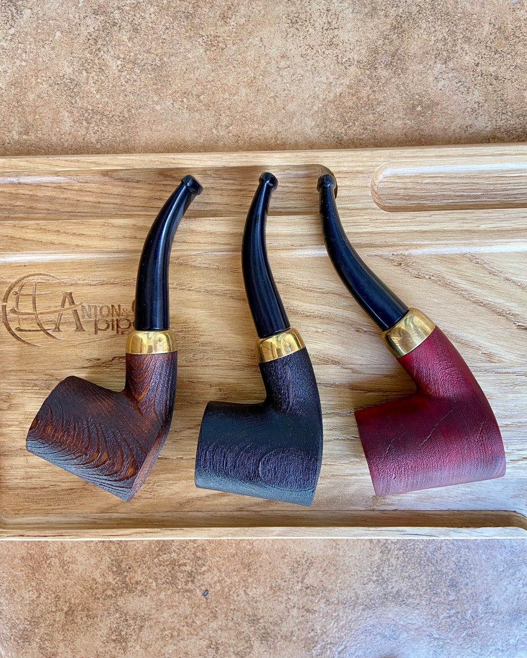 Smoking Pipe, Anton Pipe, Sandblast Smoking Pipe, Tobacco Pipe. - Etsy