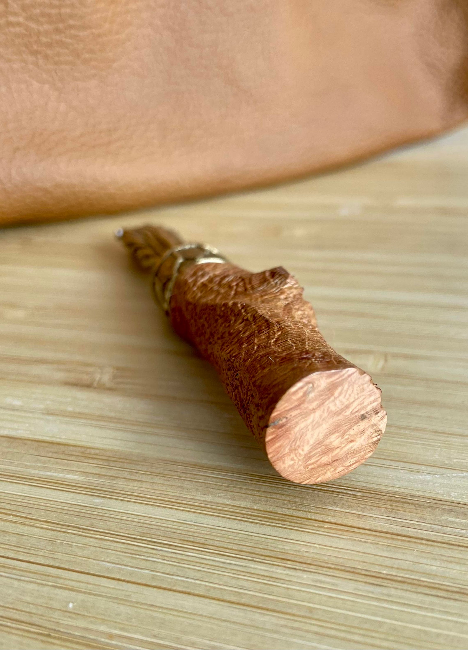 Vintage Pipe Tamper Brass Material Tobacco Tamper Wood Smoking - Etsy
