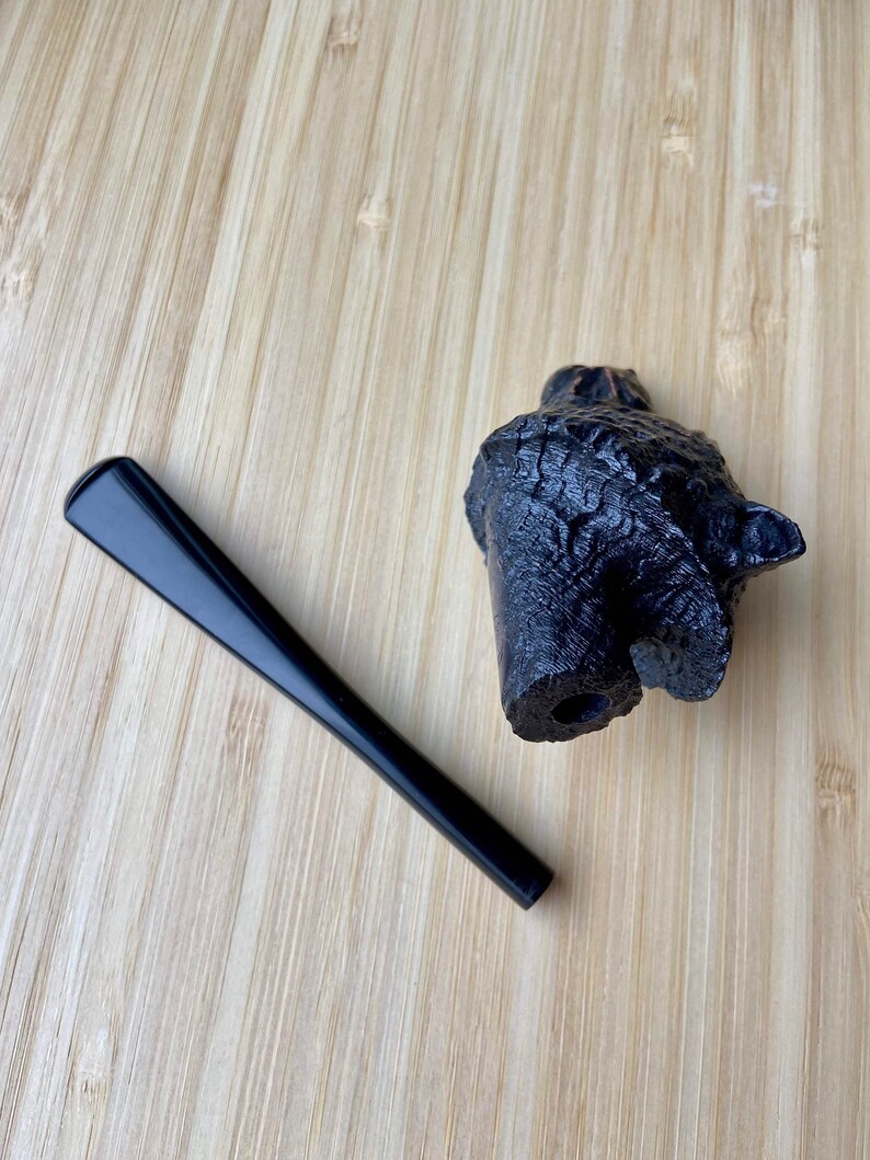 Smoking Pipe of Briar Wolf Exclusive Pipe With Vulcanite Stem - Etsy