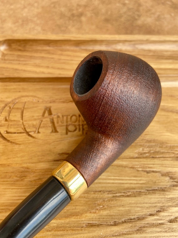 Smoking Pipe Made of Maple Tree With Brass Ring and Acrylic - Etsy