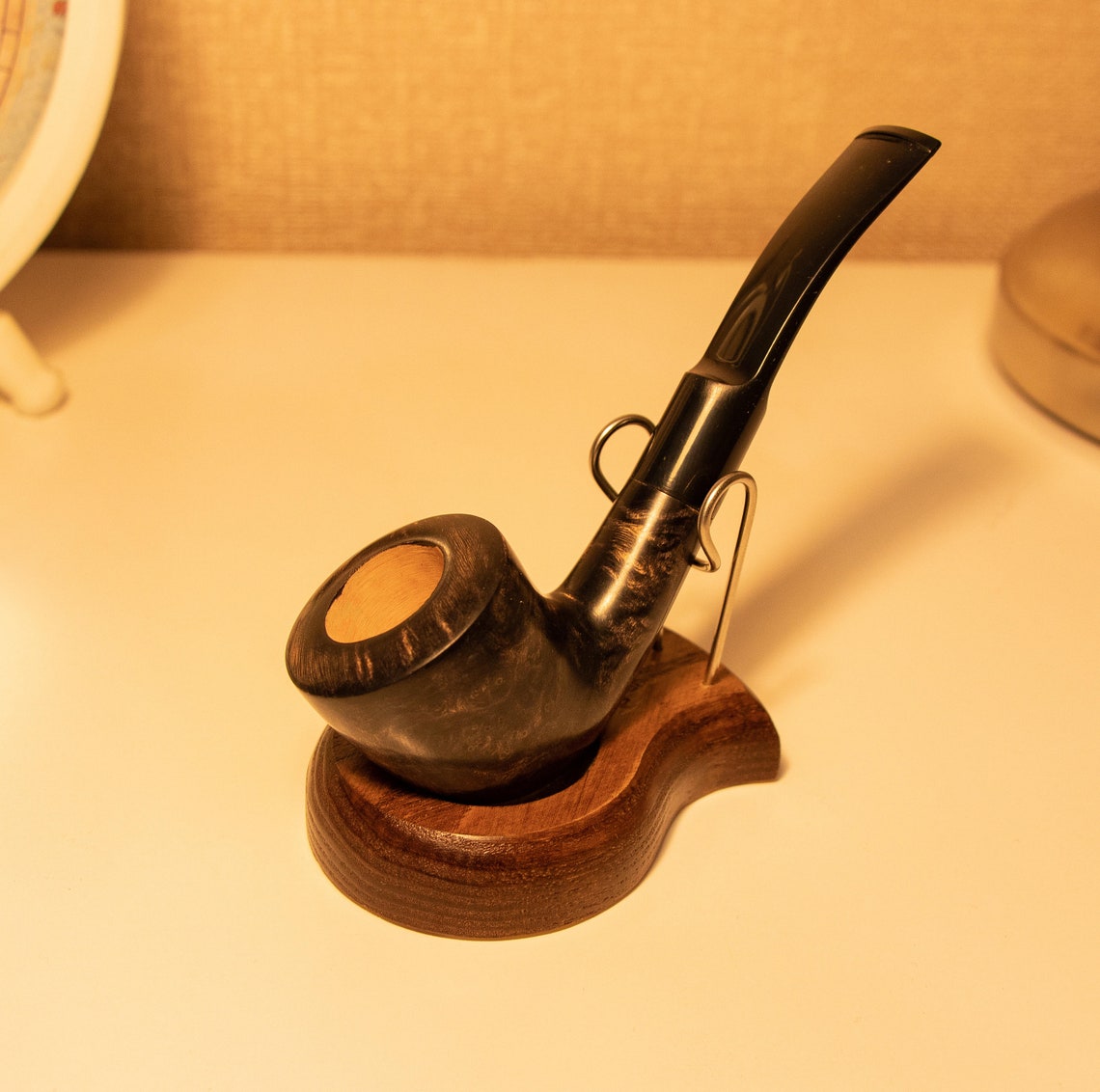 Smoking Pipe Holder for Smoking Pipe Hand Carved Rack Smokers | Etsy