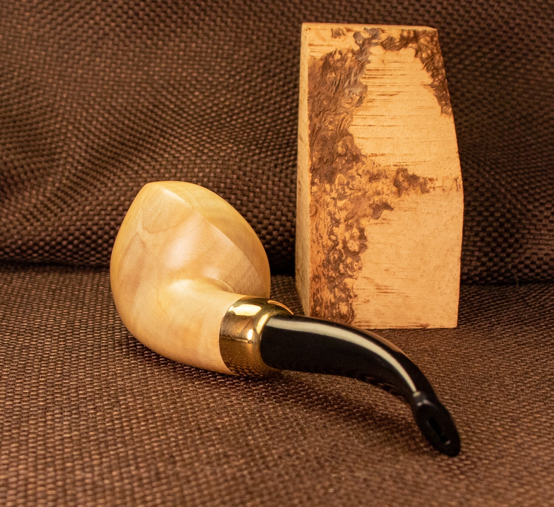 Smoking Pipe Made of Maple Tree rhodesian Prince With Brass - Etsy