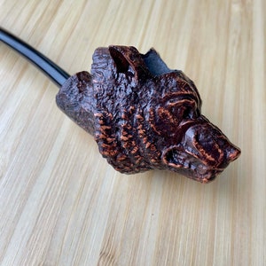 Smoking Pipe of Briar Wolf Exclusive Pipe With Vulcanite Stem ...