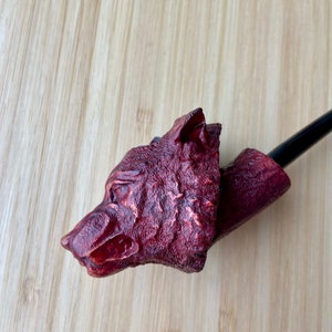 Smoking Pipe of Briar Wolf Exclusive Pipe With Vulcanite Stem ...