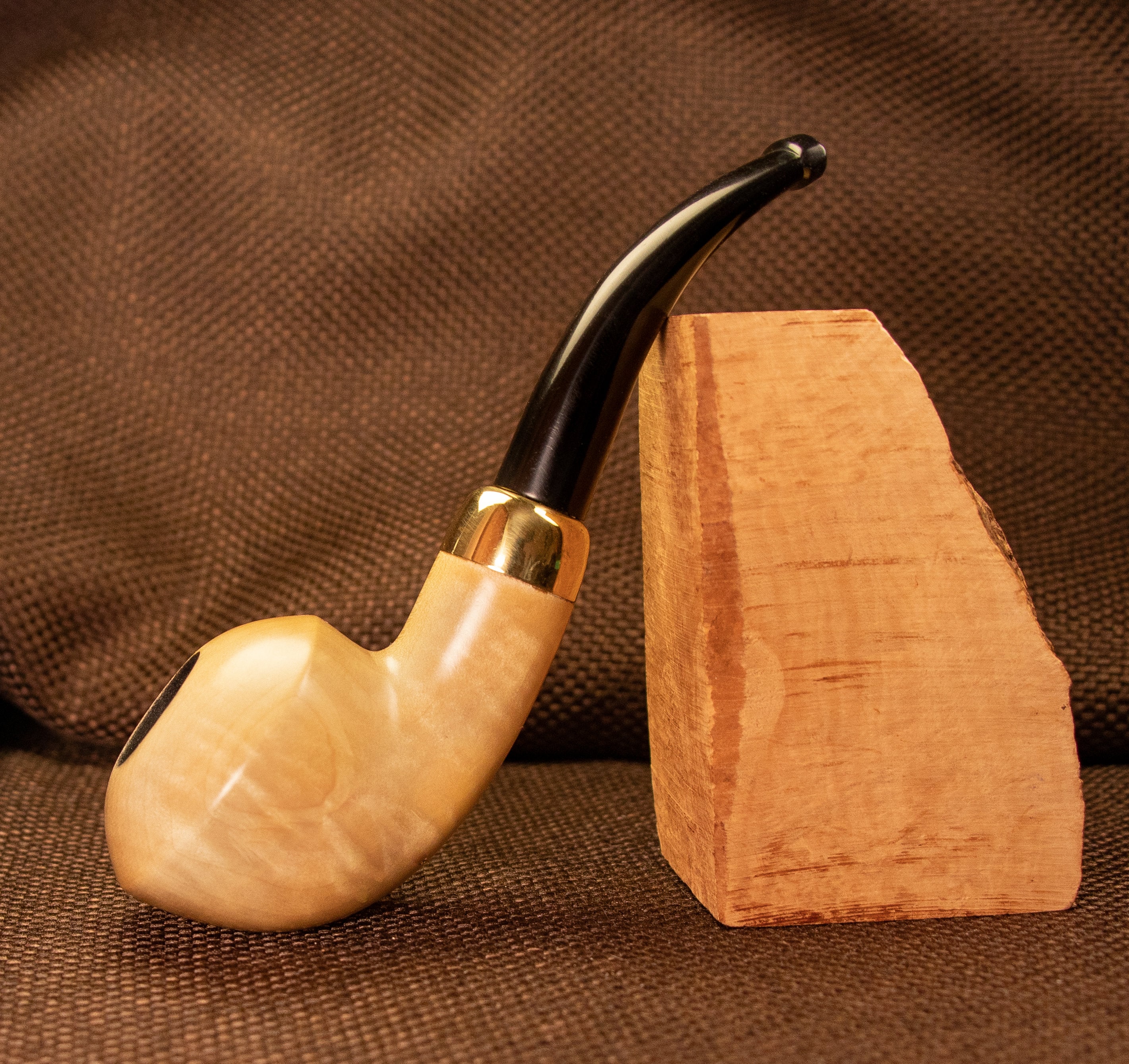 Smoking Pipe Made of Maple Tree rhodesian Prince With Brass - Etsy