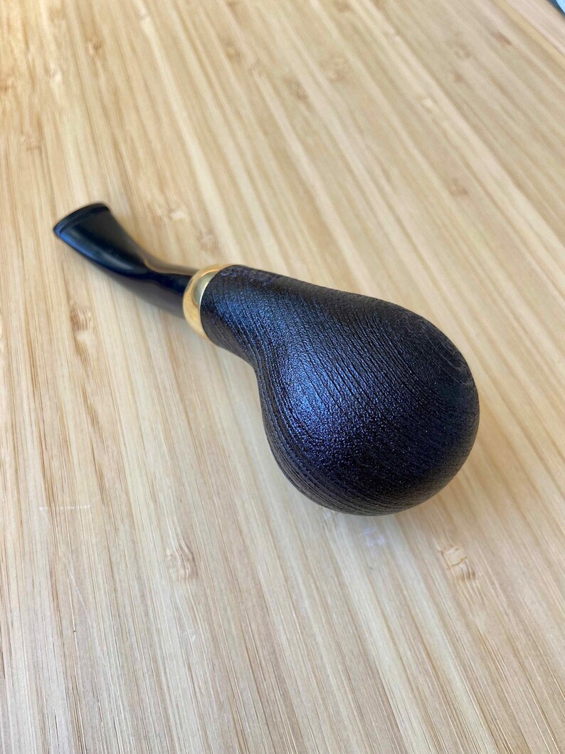 Sandblast Smoking Pipe of Maple Tree Handcarved Bowl Wooden - Etsy