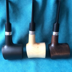 Smoking pipe made of Maple tree Cherrywood with | Etsy