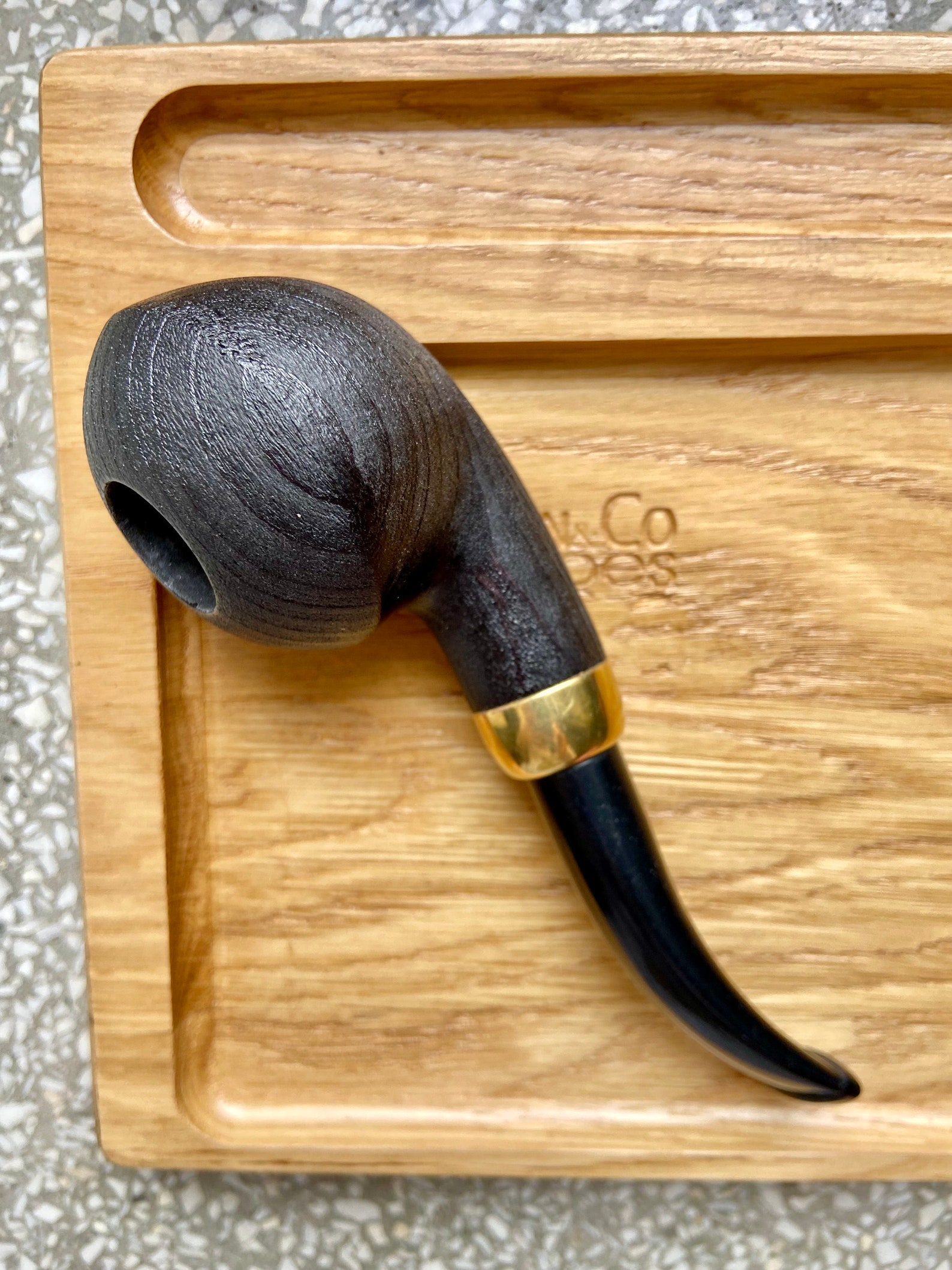 Smoking Pipe Made of Maple Tree rhodesian Prince With Brass - Etsy