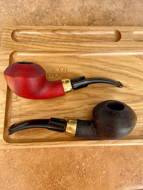 Smoking Pipe Made of Maple Tree rhodesian Prince With Brass - Etsy