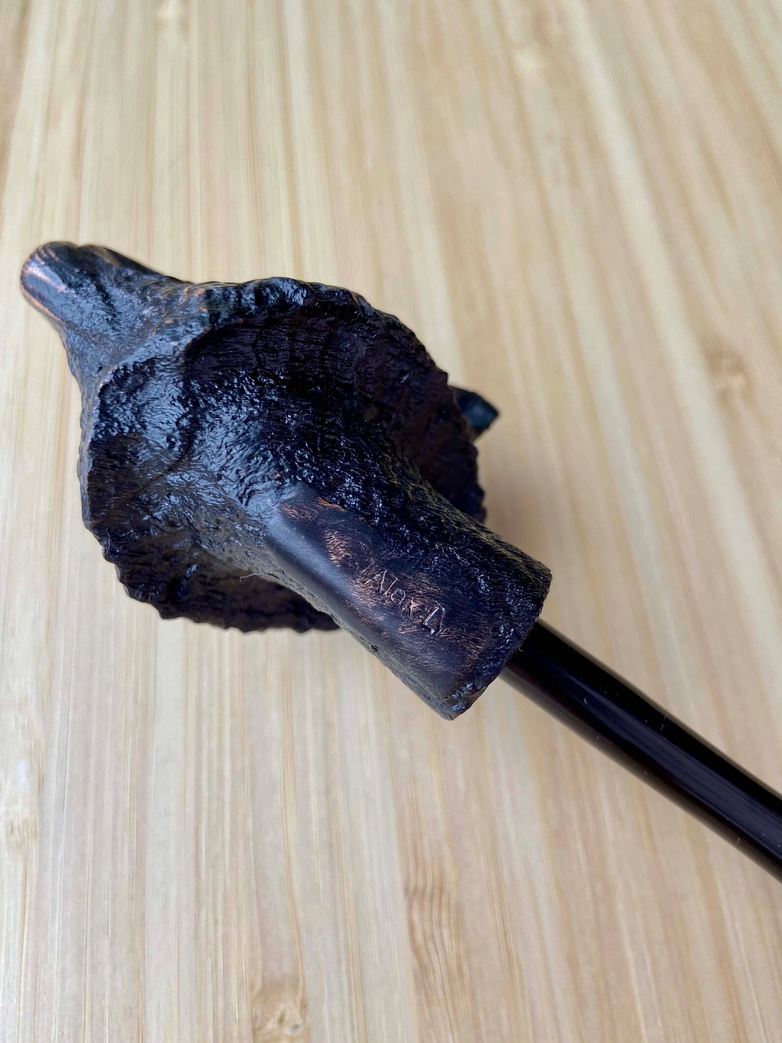 Smoking Pipe of Briar Wolf Exclusive Pipe With Vulcanite Stem - Etsy