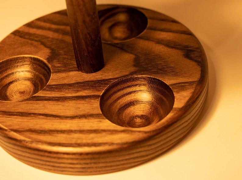 Smoking Pipe Holder for 3 Smoking Pipes Hand Carved Rack - Etsy