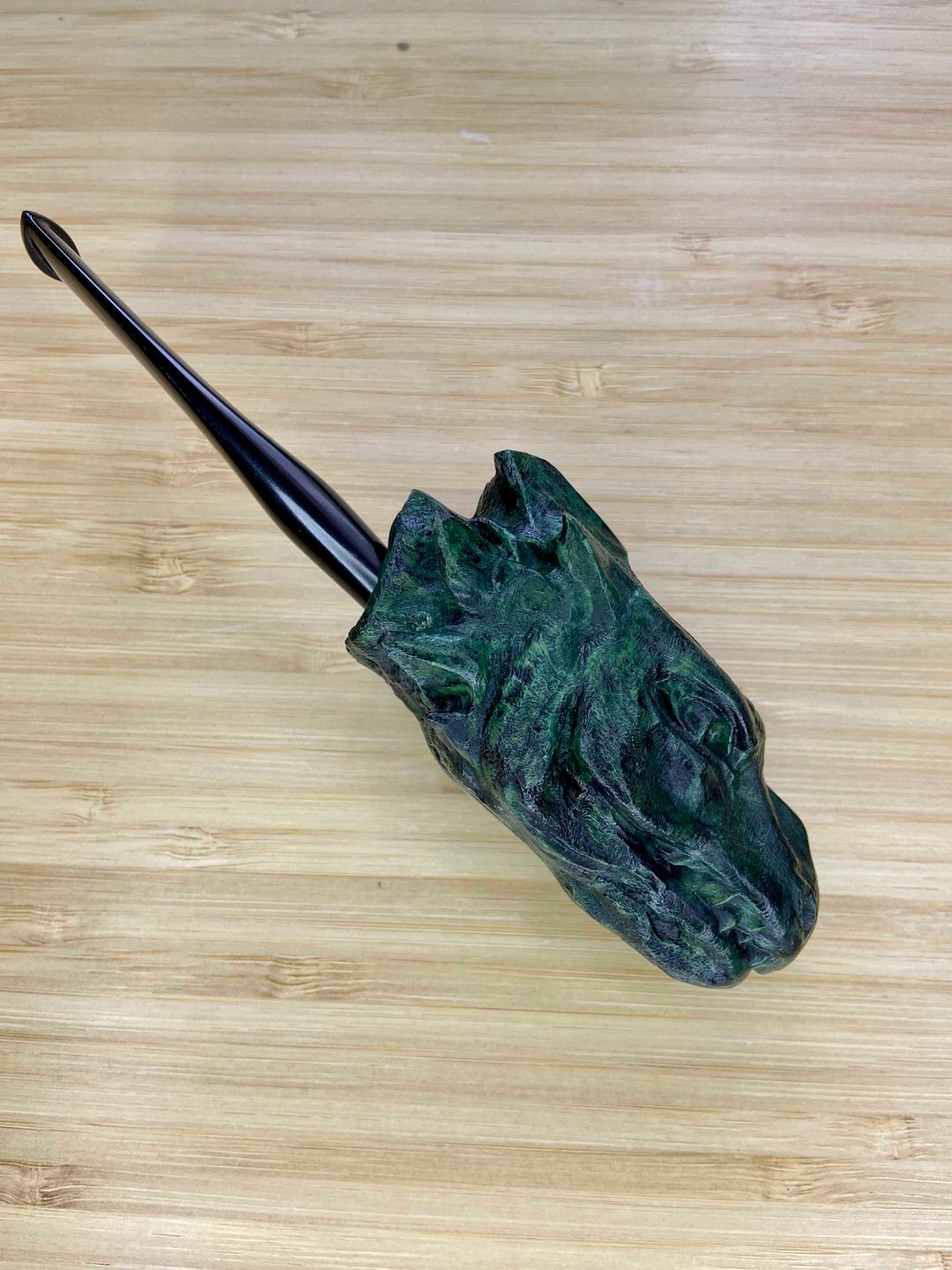 Smoking Pipe Made of Briar “dragon” With Sandblast Elements Exclusive ...