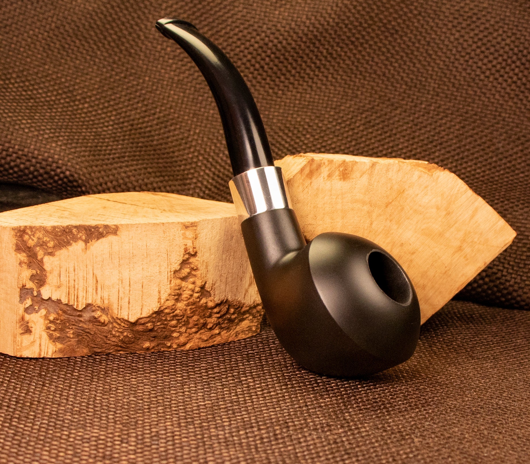 Smoking Pipe Made of Maple Tree rhodesian Prince With Brass - Etsy