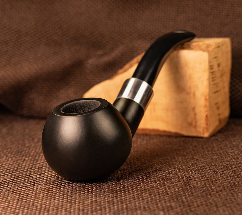 Smoking Pipe Made of Maple Tree tomato With Brass Ring and | Etsy