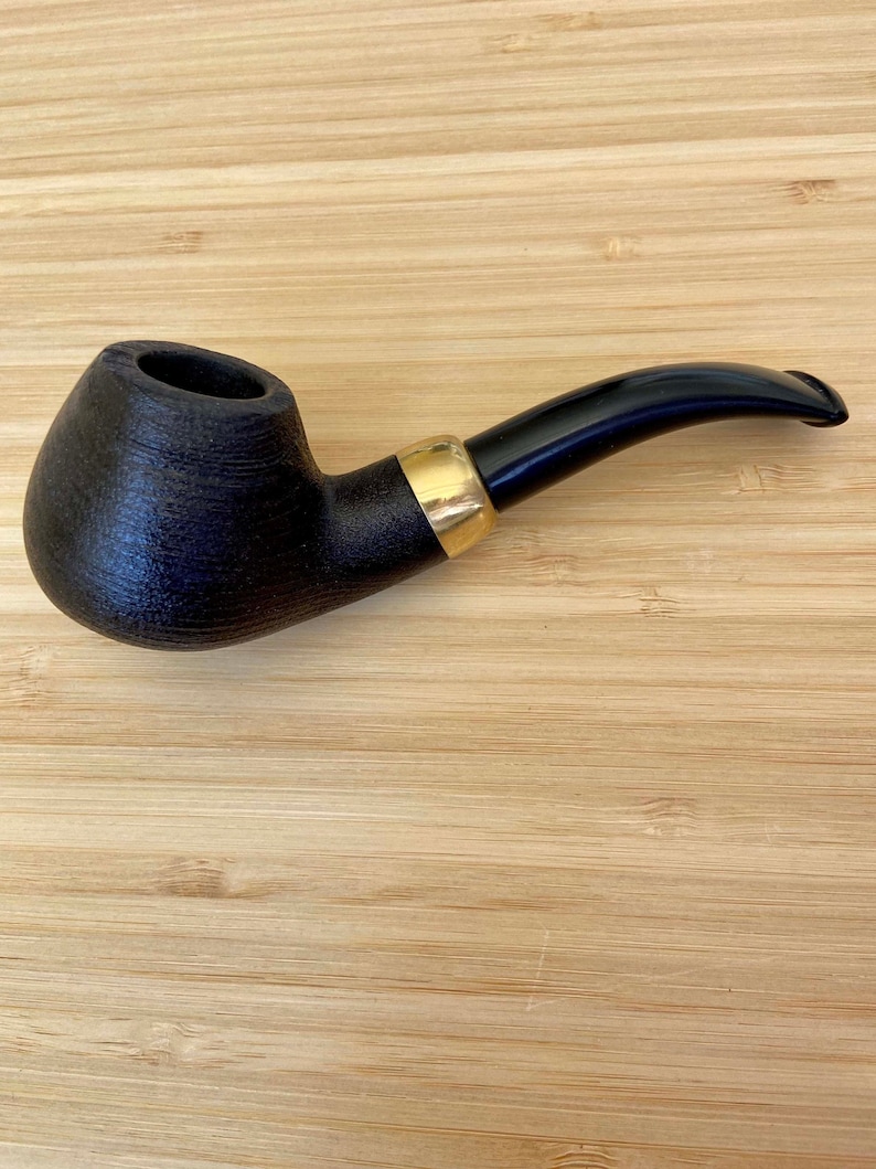 Sandblast Smoking Pipe of Maple Tree Handcarved Bowl Wooden - Etsy
