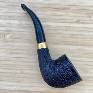 Sandblast Smoking Pipe of Oak Tree Handcarved Bowl Wooden Smoking Pipe ...