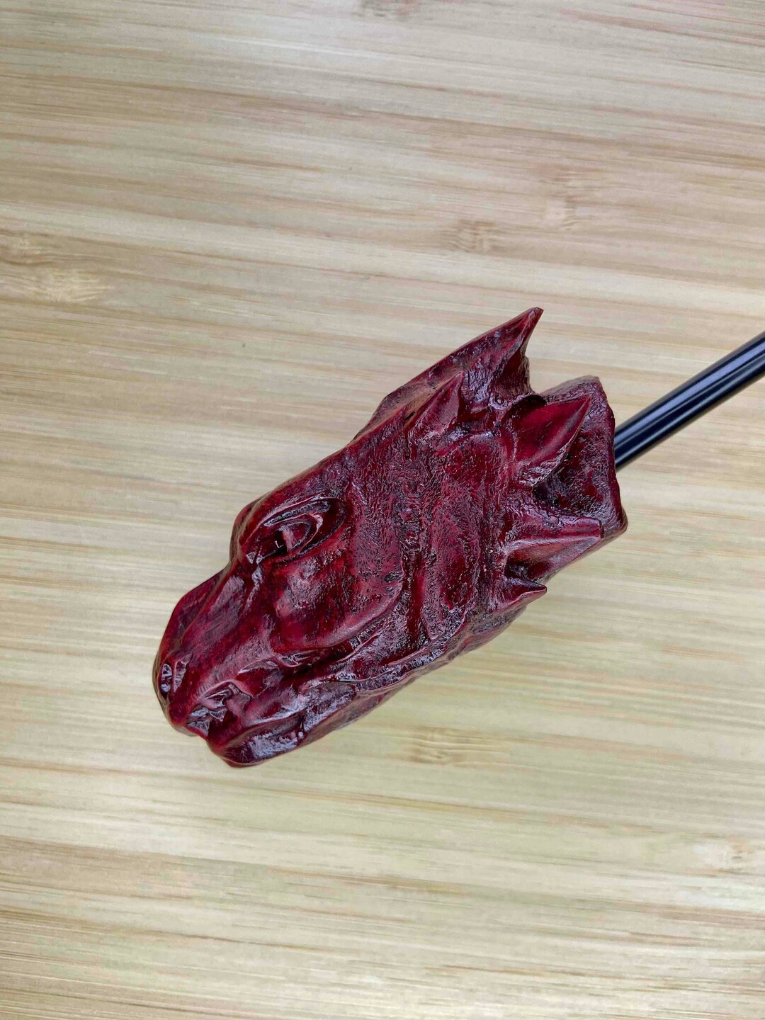 Smoking Pipe Made of Briar dragon With Sandblast Elements - Etsy