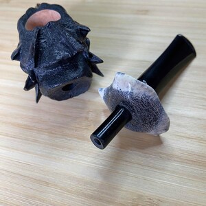 Smoking Pipe Made of Briar dragon With Sandblast Elements - Etsy