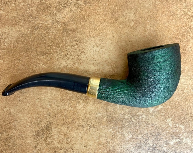 Smoking Pipe Made of Maple Tree With Brass Ring and Acrylic Stem for ...