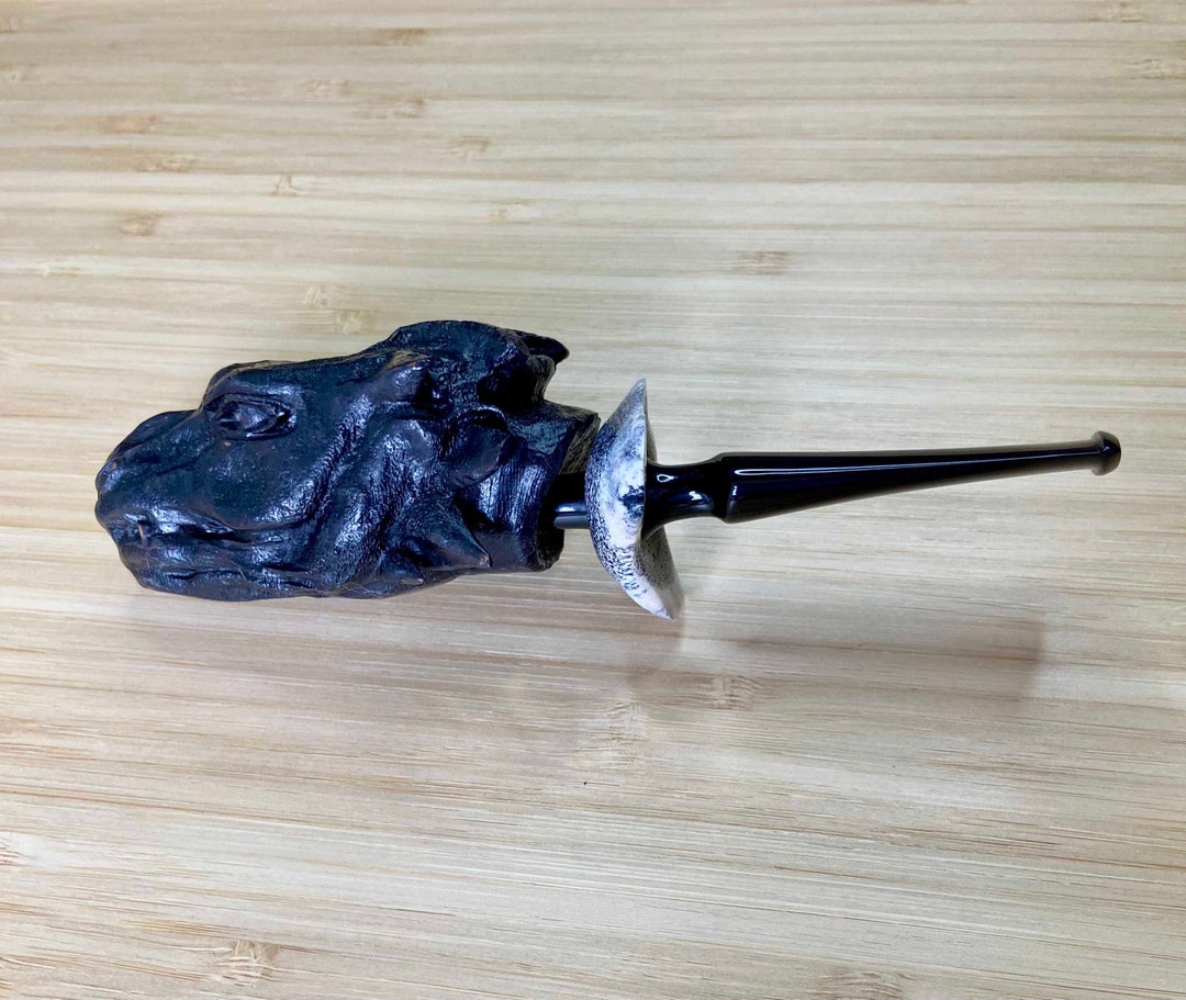 Smoking Pipe Made of Briar dragon With Sandblast Elements - Etsy