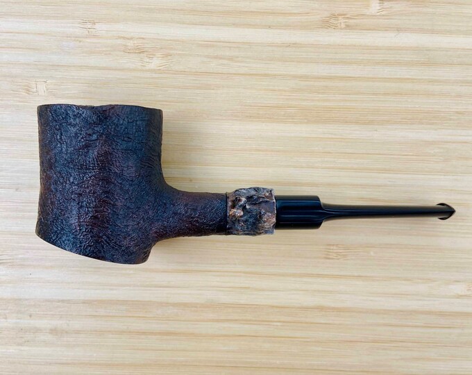 Smoking Pipe of Briar Exclusive Pipe With Ebonite Stem Hand-carved ...
