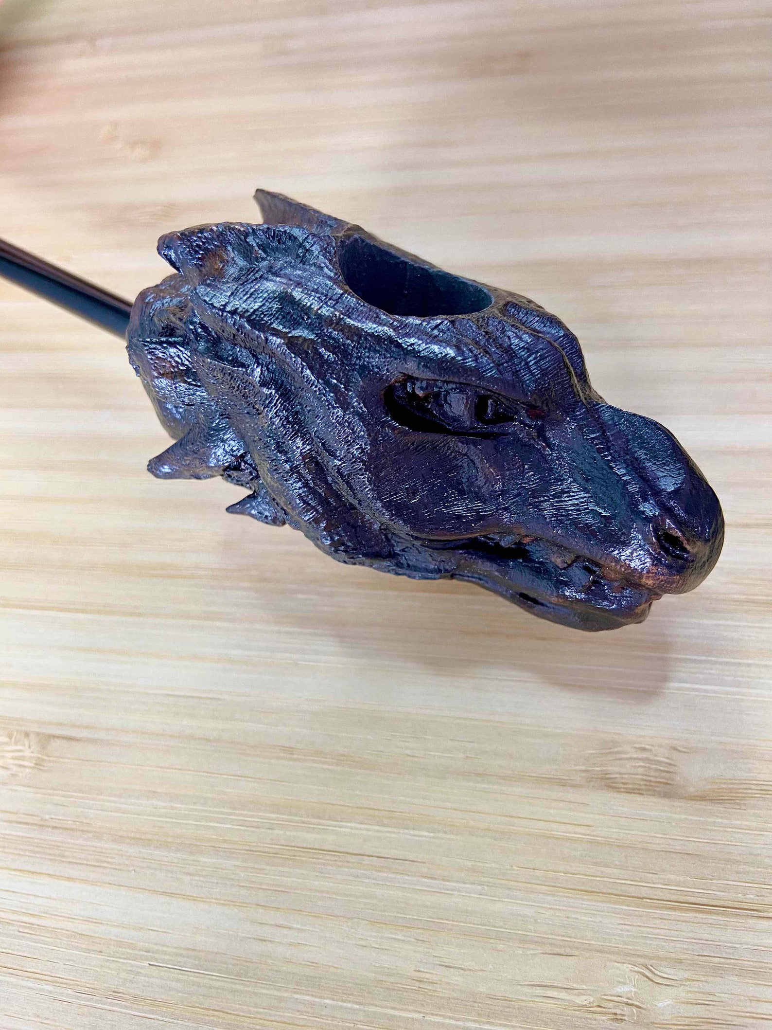 Smoking Pipe Made of Briar dragon With Sandblast Elements - Etsy