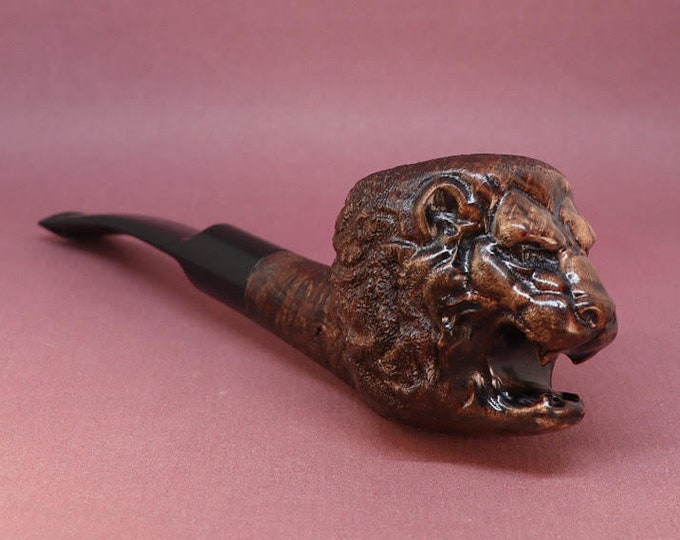 Smoking Pipe of Briar Wolf Exclusive Pipe With Vulcanite Stem ...