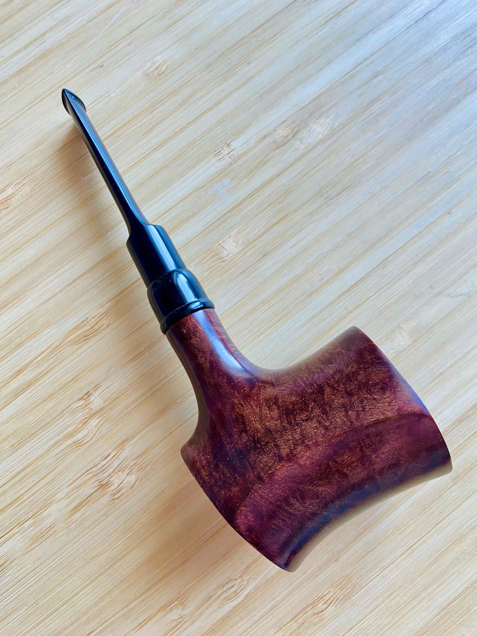Smoking Pipe of Briar Exclusive Pipe With Ebonite Stem Hand-carved ...