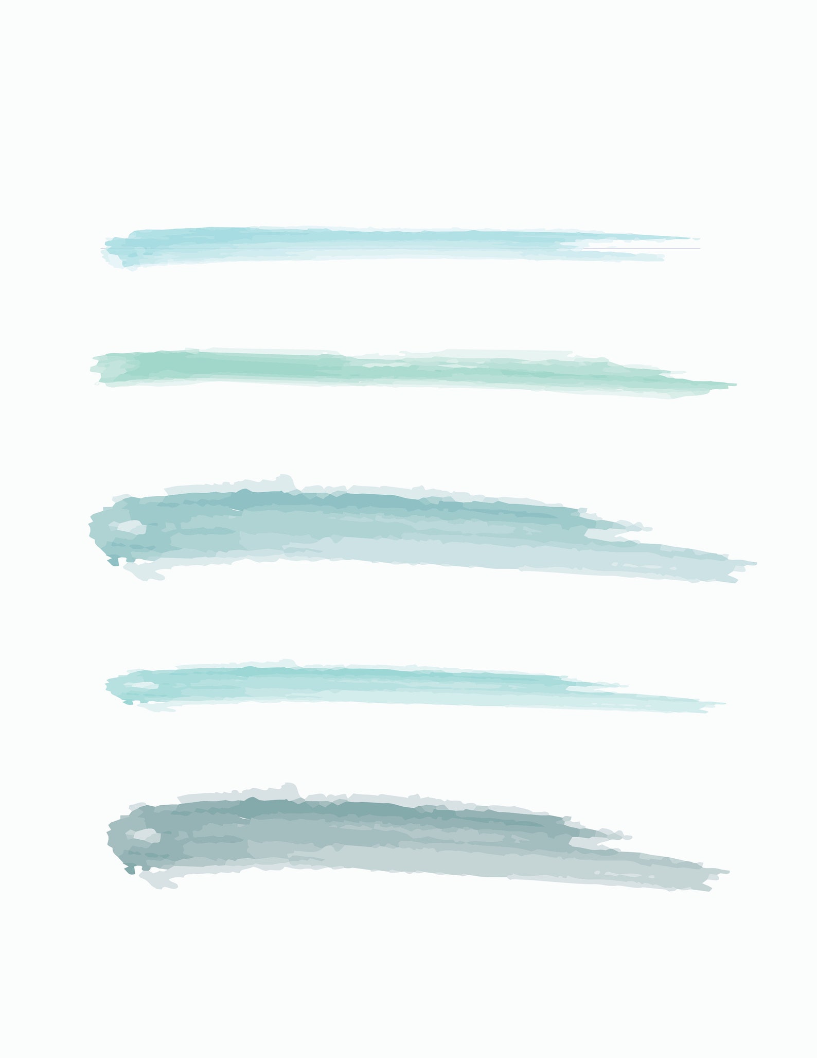 Digital Download- Modern Blue Lines - Etsy