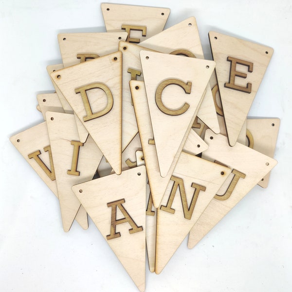 Wooden Bunting - Etsy UK