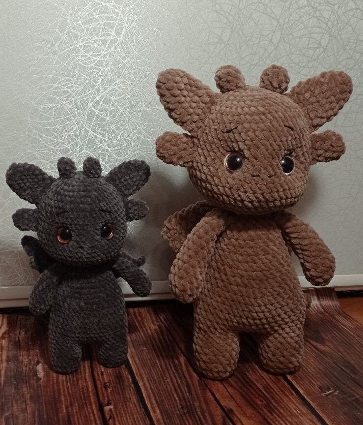 Toothless Dragon, Fury Dragon, Gray Dragon, Brown Dragon, Knitted ...