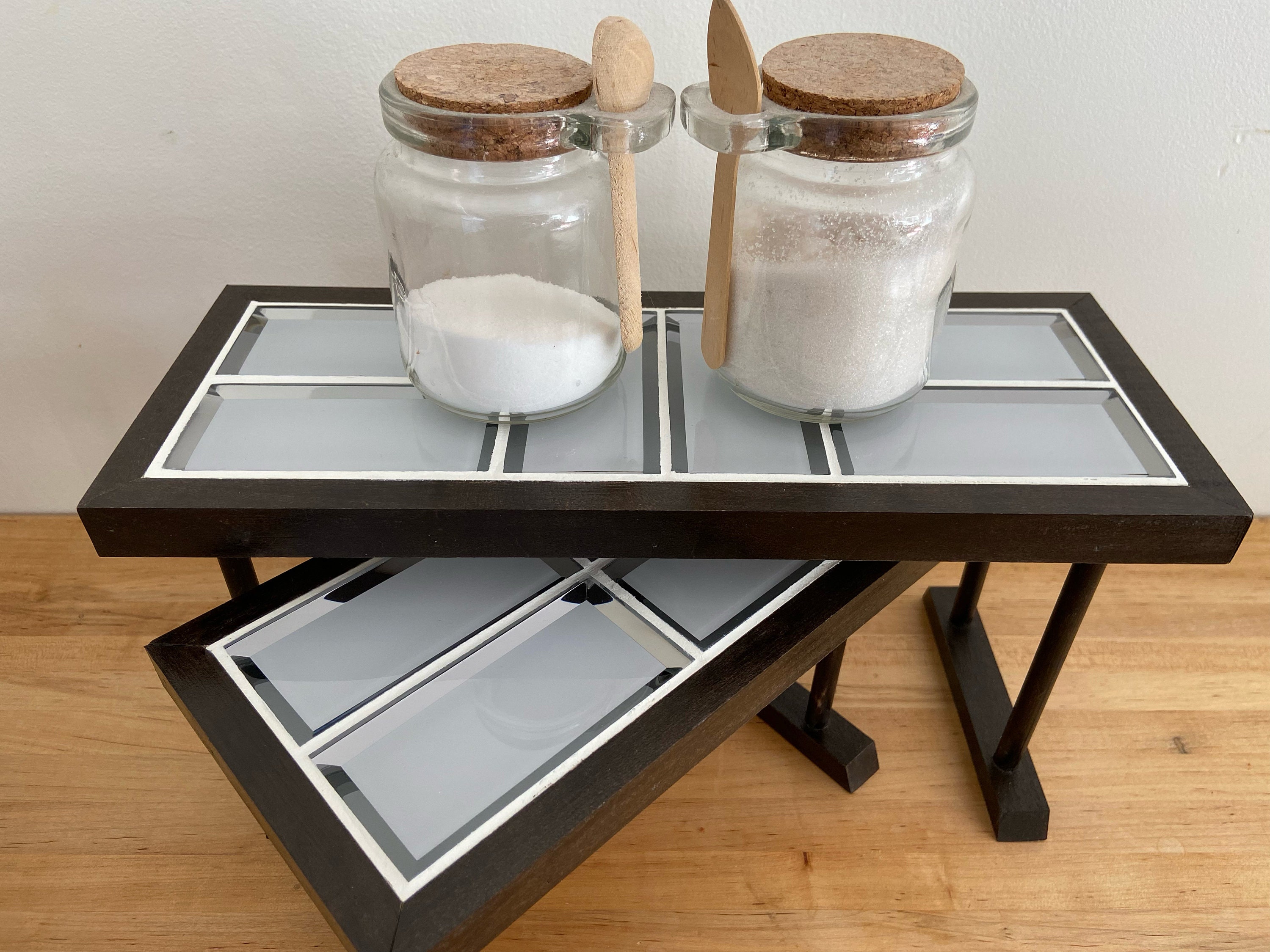 Kitchen Counter Shelf Countertop Organizer Wood Display | Etsy