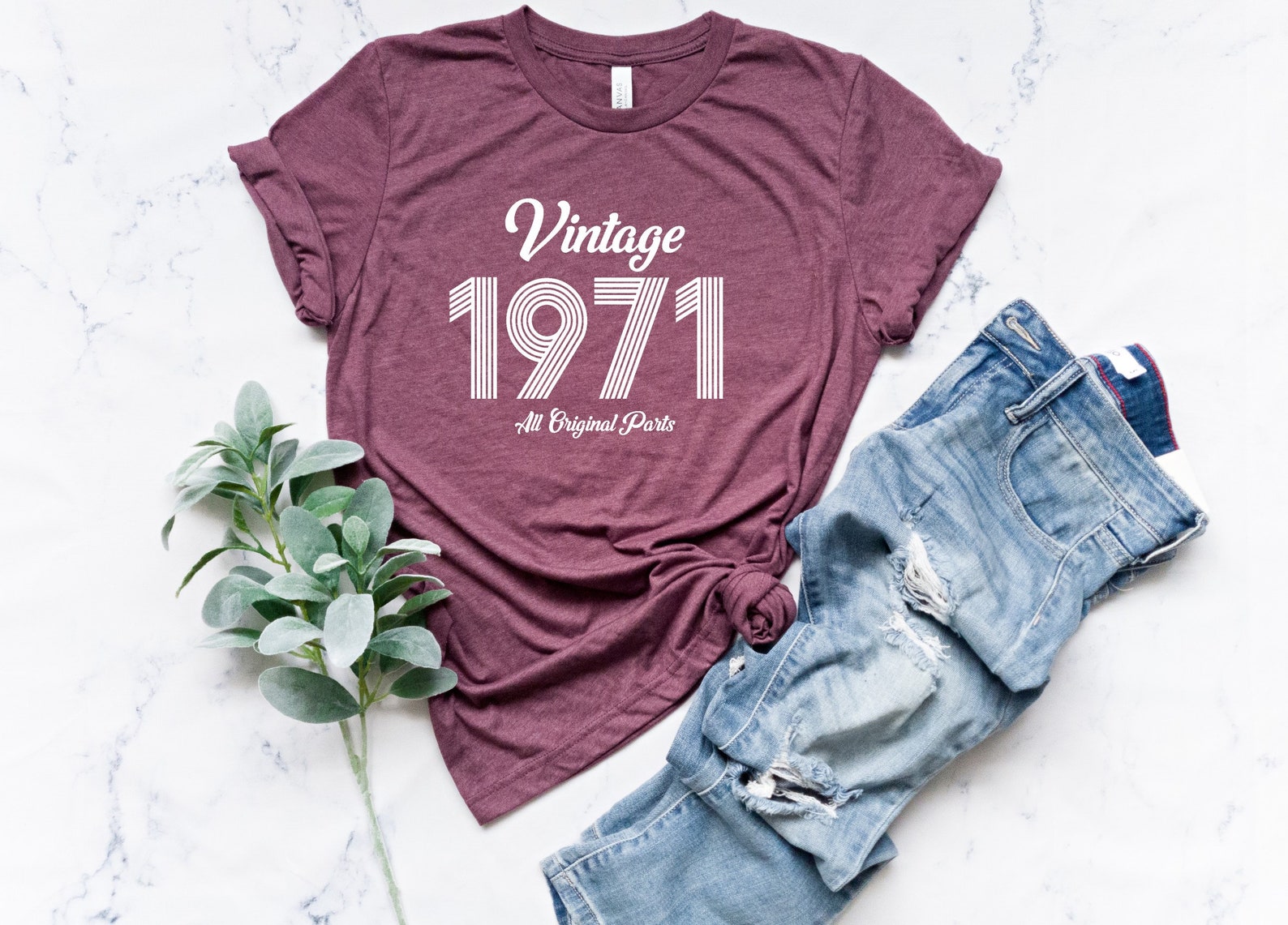 Vintage 1971 All Original Parts Shirt Vintage 1971 Retro | Etsy