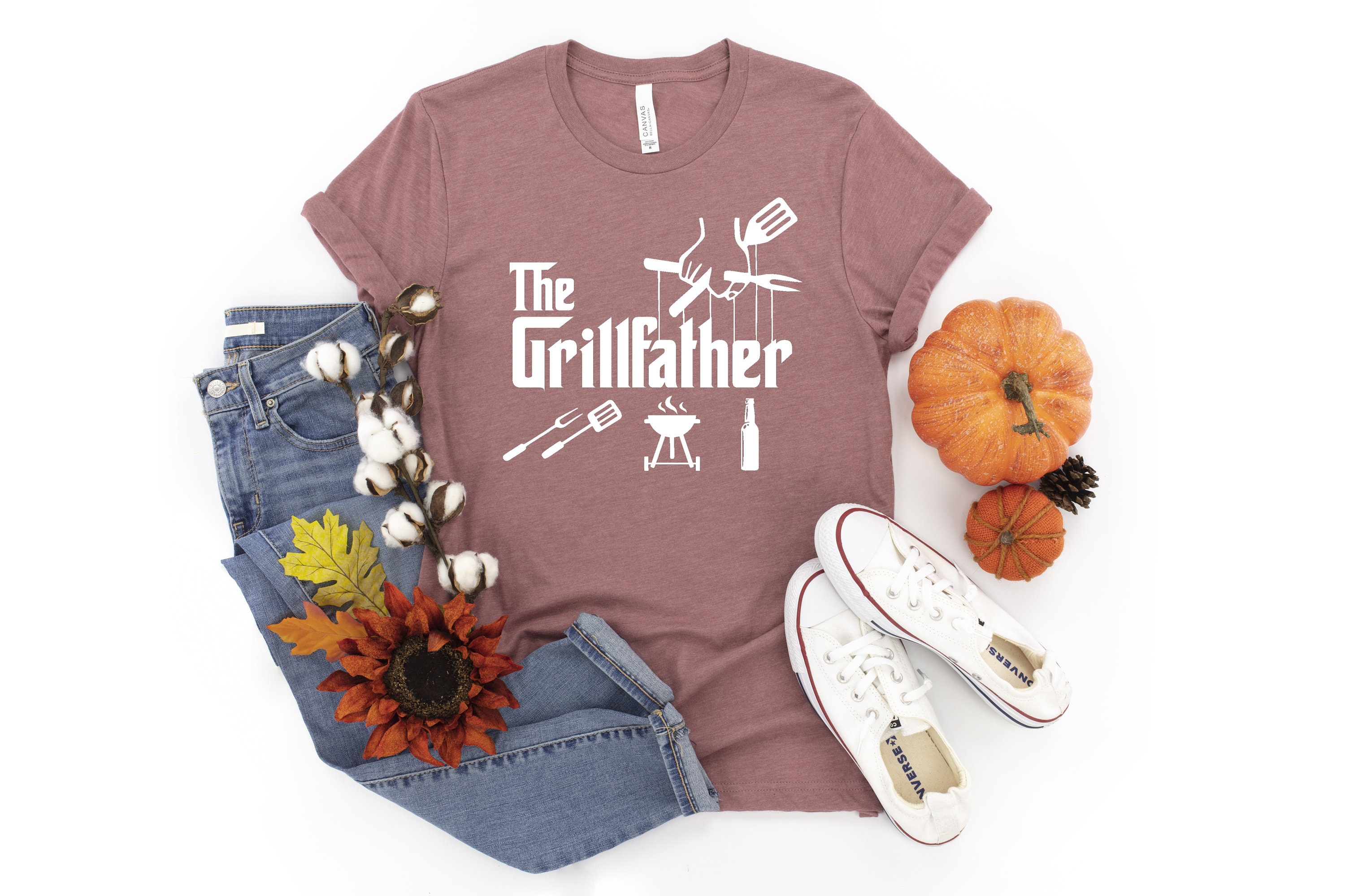 The Grillfather Shirt BBQ T-shirt Mens Shirt Grill Father - Etsy