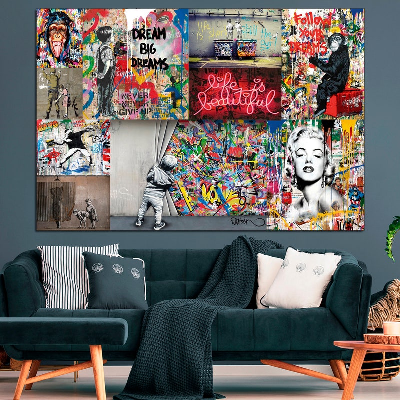 Pop Art Collage - Etsy