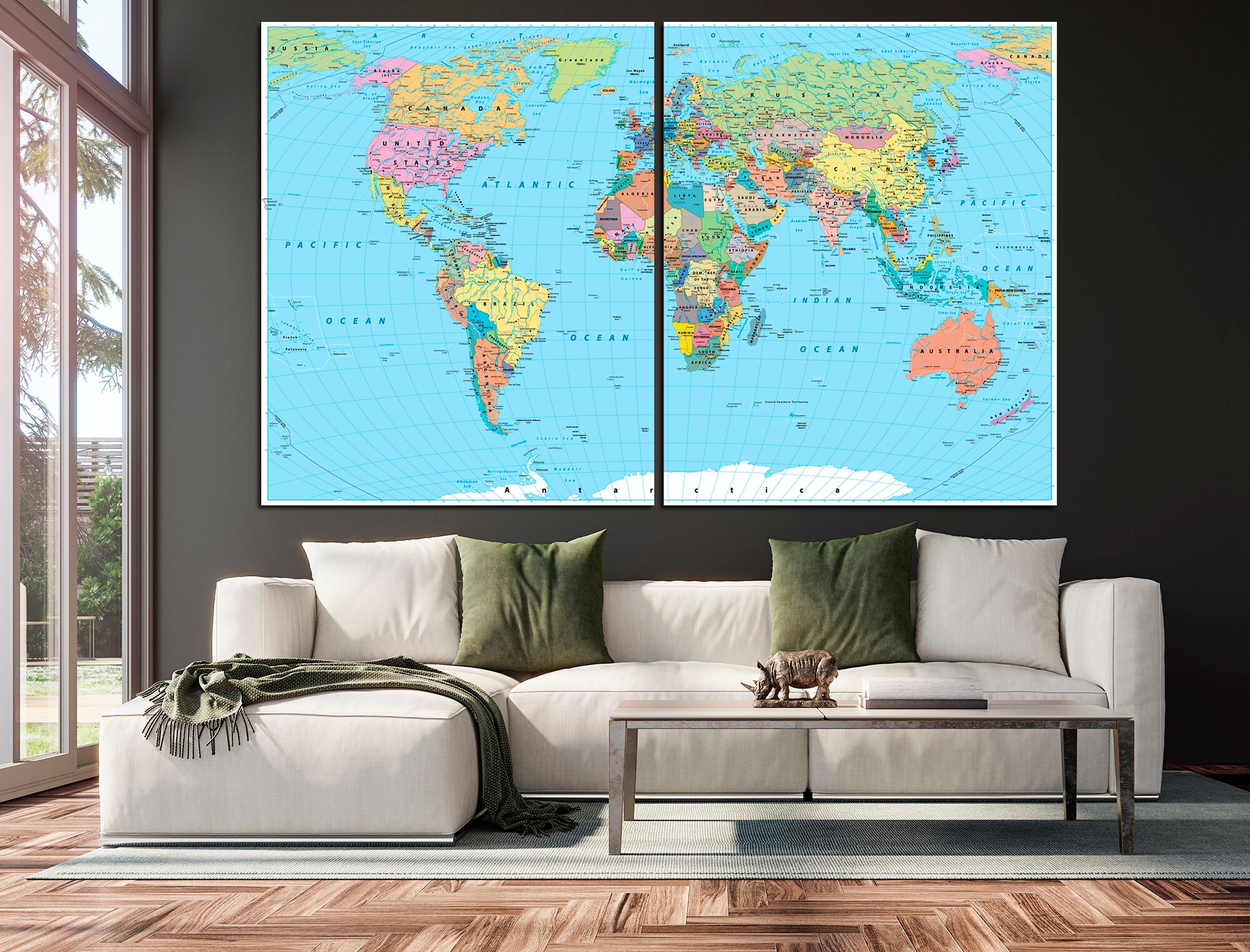 Weltkarte Weltkarte Weltkarte Wanddekoration Weltkarte - Etsy Schweiz