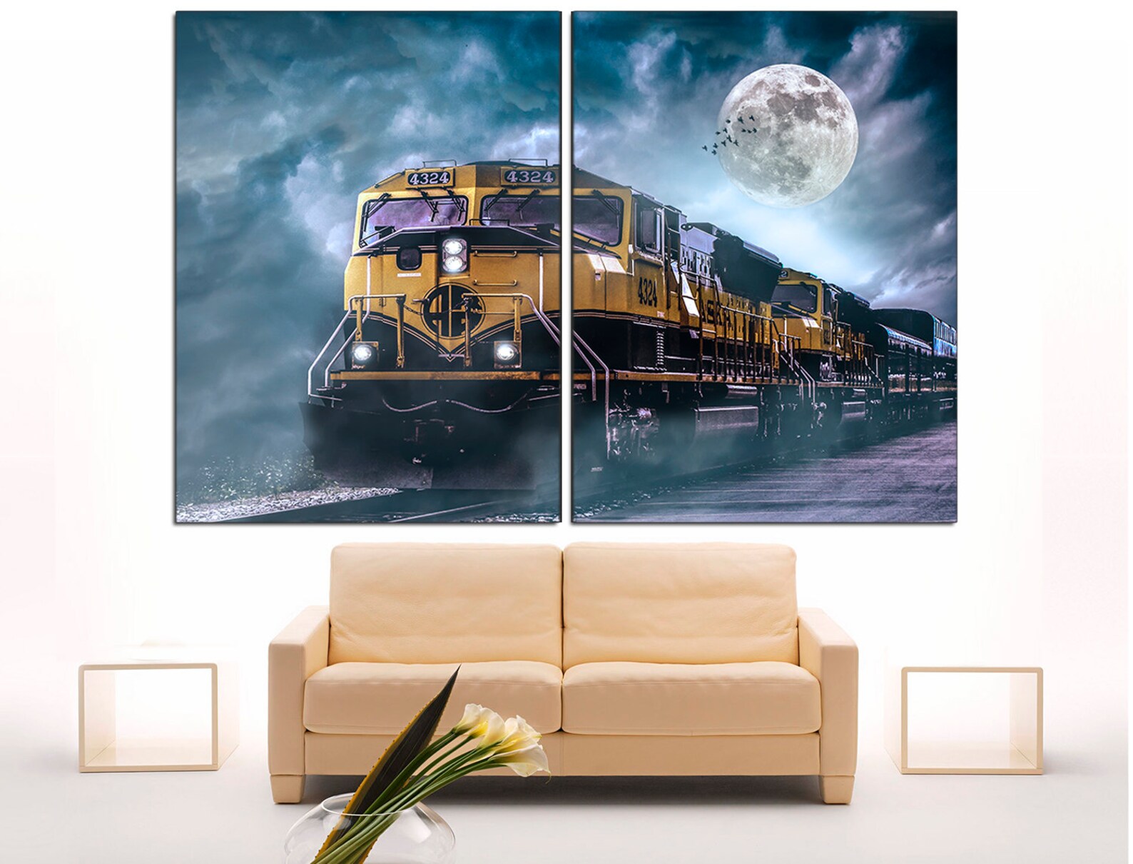 Locomotive Wall Art Locomotive Print Locomotive Home and - Etsy